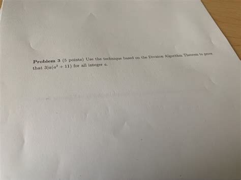 Solved Problem 3 5 Points Use The Technique Based On The