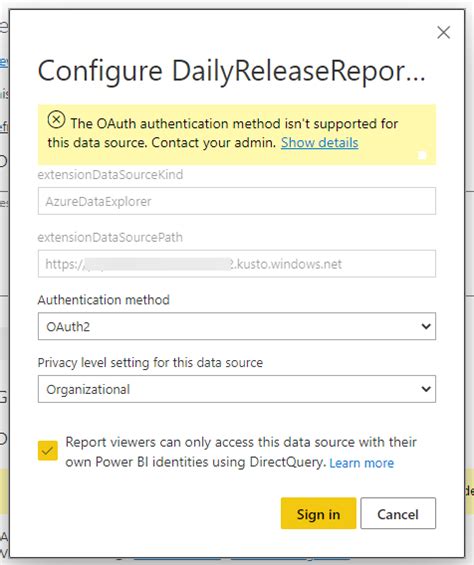 Oauth2 Datasource Authentication Fails Microsoft Fabric Community