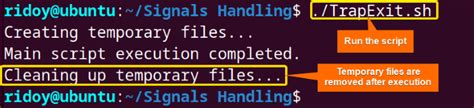 Bash Signals Handling Linuxsimply