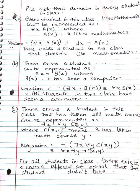 Solved Express The Negations Of These Propositions Using Quantifiers