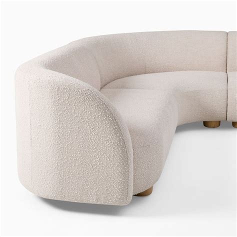 Laurent 3 Piece L Shaped Wedge Sectional 1115 West Elm