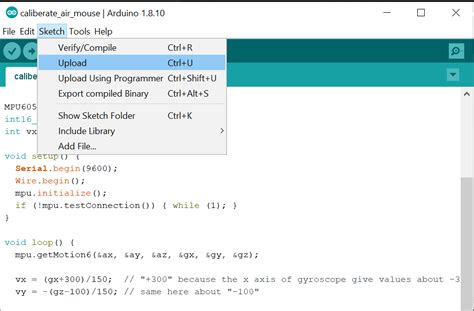 How To Make A Gesture Controlled Mouse Using An Arduino Leonardo Arduino Maker Pro