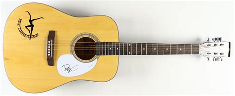 Dave Matthews Signed Acoustic Guitar Autographcoa Pristine Auction