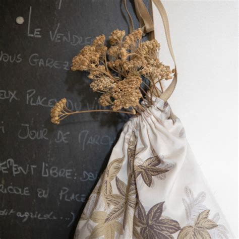 Alexandre Pochette Zéro Déchet Sac à Secrets Pochon De Voyage En