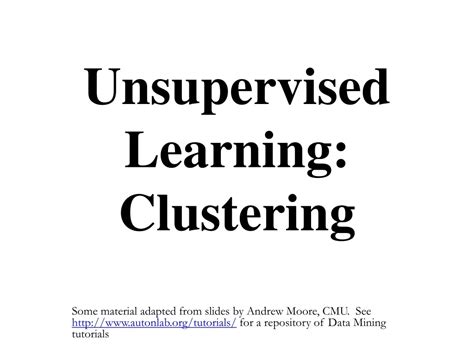 Ppt Unsupervised Learning Clustering Powerpoint Presentation Free Download Id8739463