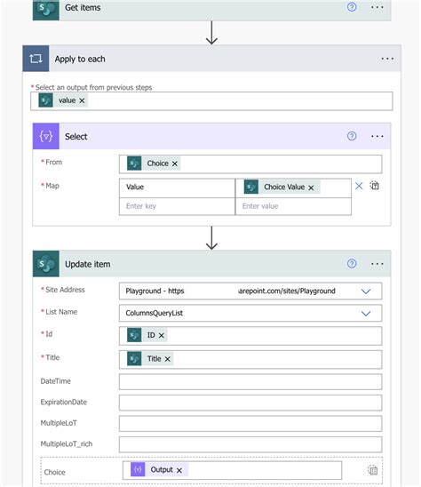Copy Multiple Choice Values Between Sp Lists Power Automate