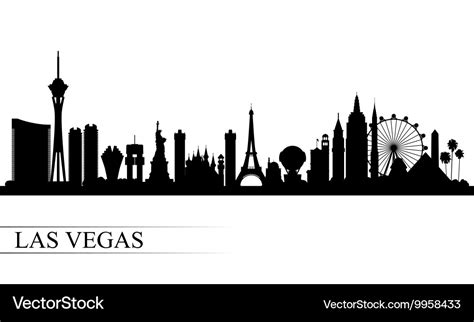 Las Vegas Skyline Silhouette