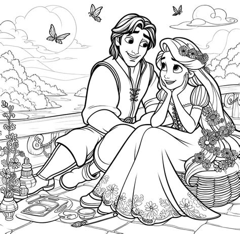 Tangled Coloring Sheets Tangled Coloring Pages Coloring Books At