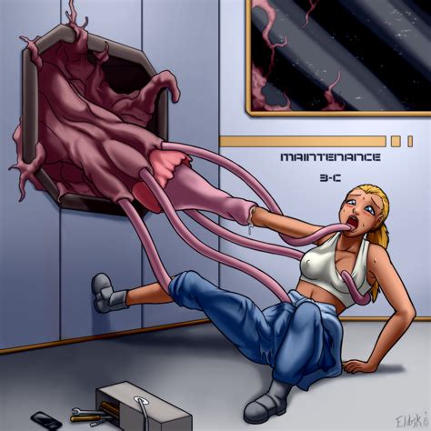 Maintenance Tunnel Monster 1 By Bobbydando Hentai Foundry