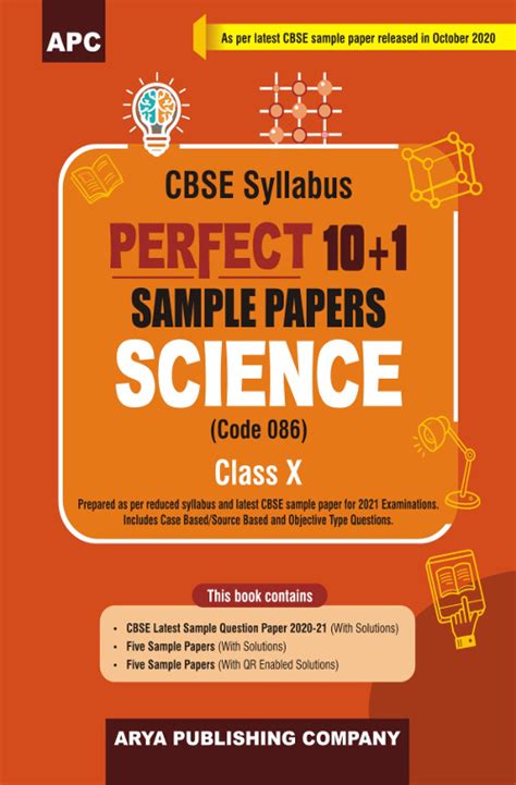 Perfect 101 Sample Papers Science Code 086 Class X Apc Books