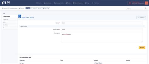 目标 GLPI plugins 文档