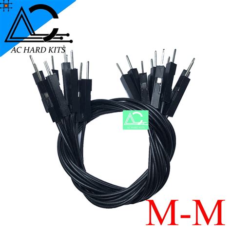 สายไฟจัมเปอร์ 20 Cm แบบผู้ ผู้ สีดำ จำนวน 10 เส้น Shopee Thailand
