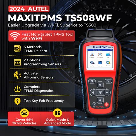 Autel Maxitpms Ts508wf Tpms Programming Tool 2024 Upgraded Of Ts508