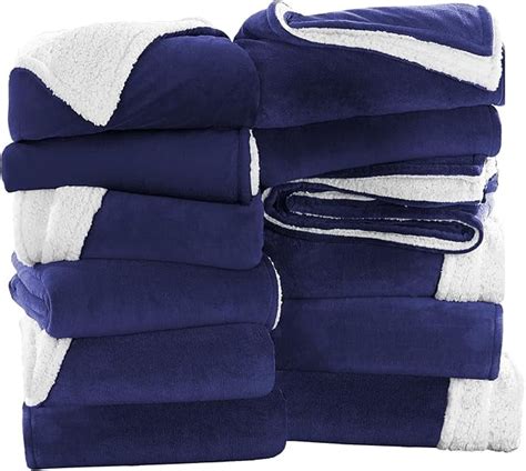 Moonlight20015 Wholesale Sherpa Fleece Throw Blankets 20 Packs Warm