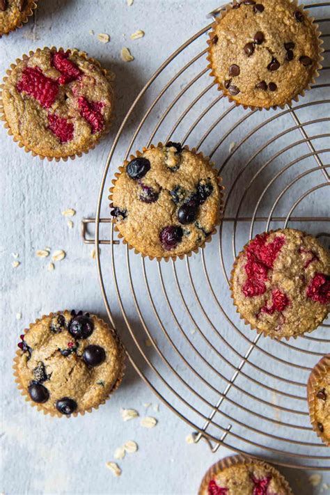 5 Minute Gluten Free Oat Flour Muffins Fluffy Easy Recipe