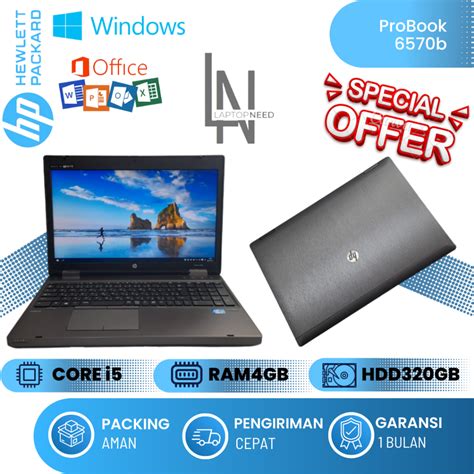 Jual Laptop Murah Berkualitas HP PROBOOK 6570B Shopee Indonesia