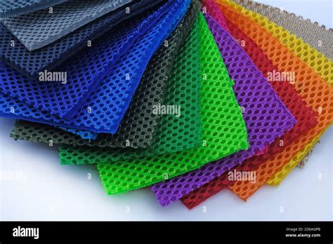 Color Palette Of Special Textile Mesh Polyester Mesh With Foam Rubber For The Manufacture Of