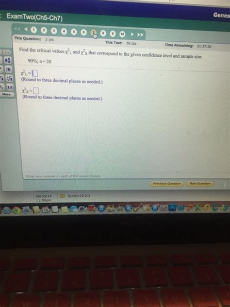 Solved Find The Critical Values X L And X R That Chegg Com