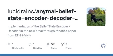 Github Lucidrainsanymal Belief State Encoder Decoder Pytorch