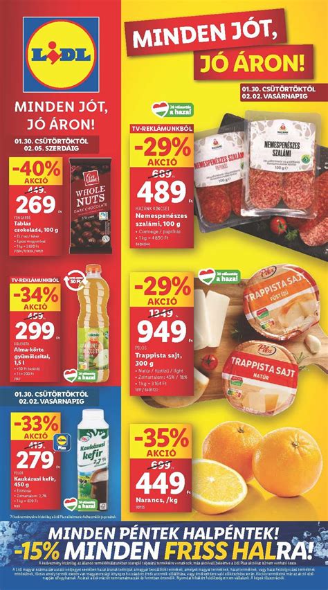 Lidl Akciós újság 2025 5 Hét Akció Központ