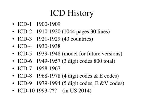 Ppt Icd 10 Introduction Powerpoint Presentation Free Download Id