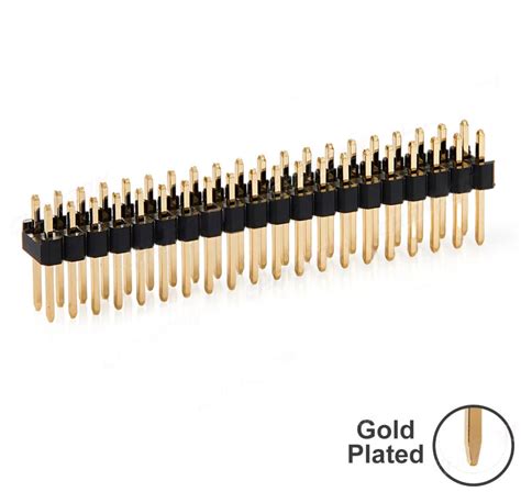 Male 40 Pin 2x20 Gpio Header For Raspberry Pi Get Hacking Stem Store