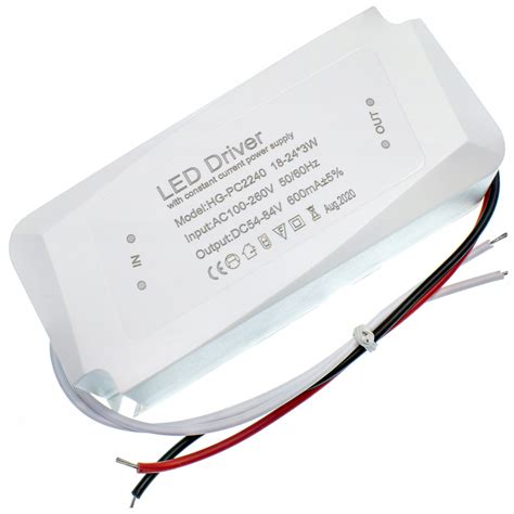 Zasilacz Led Driver Do Paneli Opraw 600ma 54 84v Dc 30w 40w 50w 60w 5905937305332