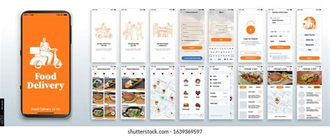 Mobile App Design Ui Ux Gui Stock Vector Royalty Free 1639369597 Shutterstock