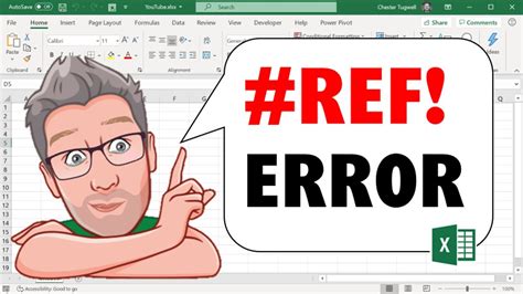 Ref Error In Excel Youtube