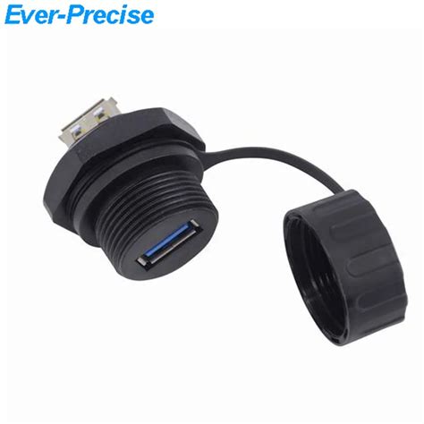 패널 마운트 M25 방수 Usb 커넥터 3 0 Ip67 Ip68 방수 Usb 소켓 커플러 먼지 캡 여성 여성 Buy 방수 Usb 커넥터 3 0 방수 Usb 소켓 Usb