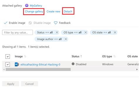 랩 플랜에 컴퓨팅 갤러리를 연결분리합니다 Azure Lab Services Microsoft Learn