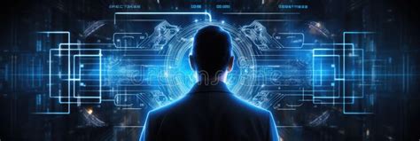Biometric Authentication Concept For Digital Security Stock Illustration Illustration Of