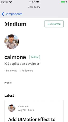 Ios Uikit In Swift 4 Display Web Page With Uiwebview By Calmone Medium