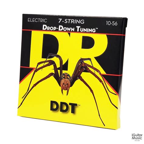 DR Strings Drop Down Tuning Nickel Plated Steel Electric Guitar Strings 010 056 Medium 7