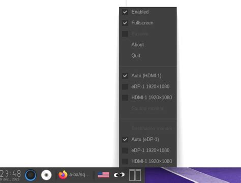 Duplicate Window Display On 2 Screens With X Org