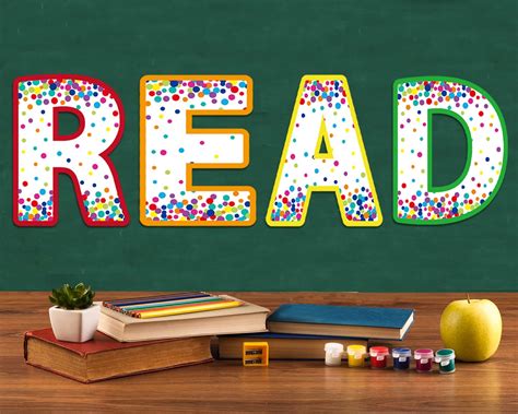 Buy Classroom Decorations Reading For Teachers Bulletin Board And Wall Decor For Pre School