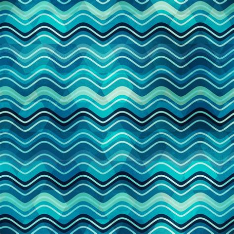 Premium Vector Wave Seamless Texture