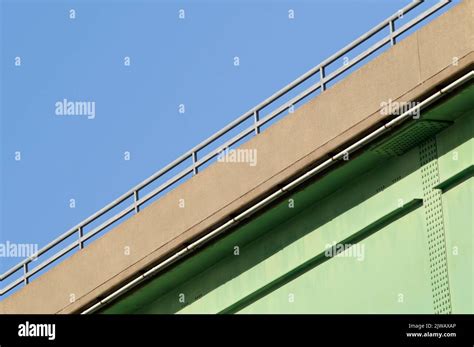 A Section Of A Highway Bridge Structure Stock Photo Alamy