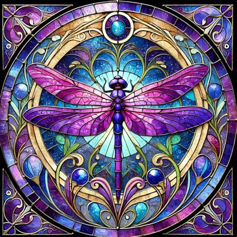 Stained Glass Dragonfly Tattoo Dragon Fly Stained Glass Art Stained