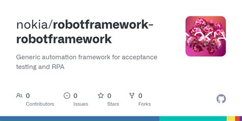 Github Nokiarobotframework Robotframework Generic Automation Framework For Acceptance