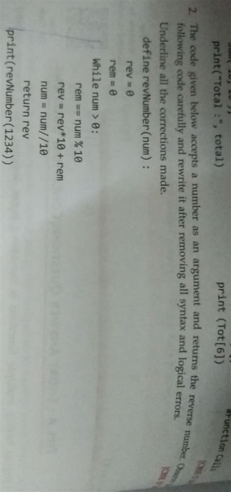 2 The Code Given Below Accepts A Number As Studyx