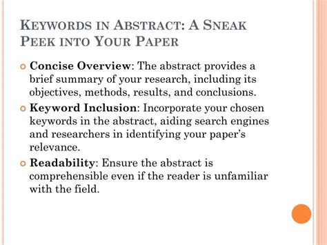 Ppt Crafting An Effective Title Abstract And Keywords Ppt Powerpoint Presentation Id 12498622