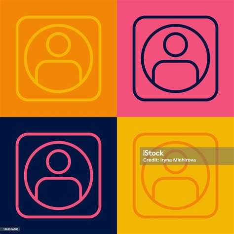 팝 아트 라인 색상 배경에 격리 된 계정 화면 아이콘을 만듭니다 벡터 검색에 대한 스톡 벡터 아트 및 기타 이미지 검색 금융 누름 버튼 Istock