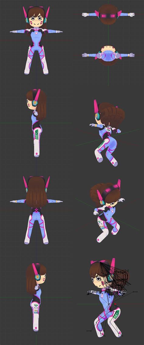 I Made A 3d Mini D Va Character From Overwatch Blizzard Entertainment