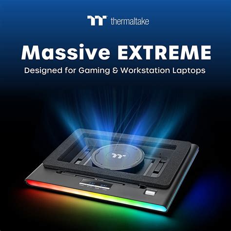 Thermaltake Unveils Massive EXTREME Notebook Cooler With Cross Flow Fan TechPowerUp