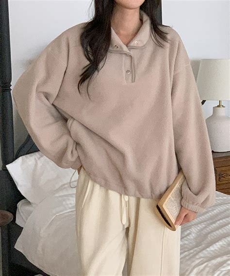 빌리프 후리스 맨투맨 [2colors] 에이블리