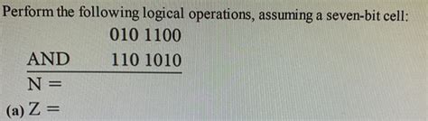 22 Assuming Seven Bit Twos Complement