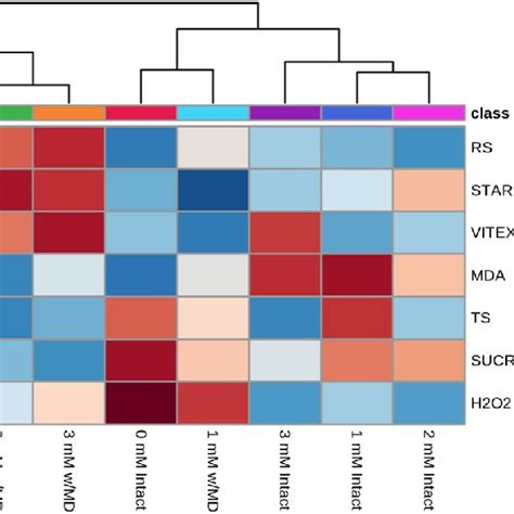 Heatmap Hierarchical Cluster Analysis Presented As A Heatmap On