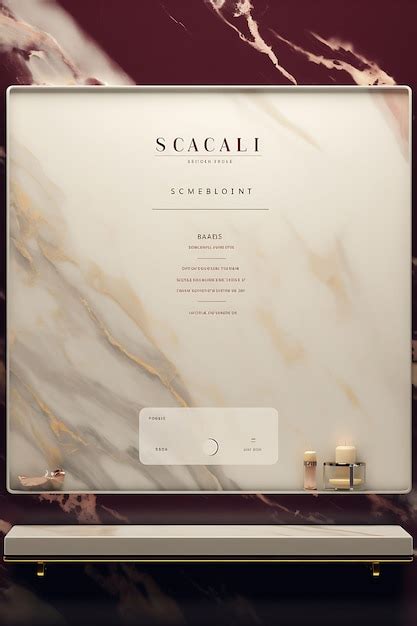 Premium Photo Luxurious Web Layout With Custom Designs For Different