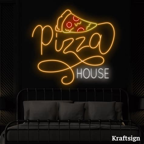 Craftnamesign Pizza House Neon Sign Pizza Shop Led Sign Restaurant